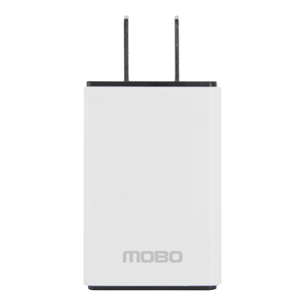 Cargador de Pared Mobo 1 Puerto USB-A Blanco/Azul - mobomx