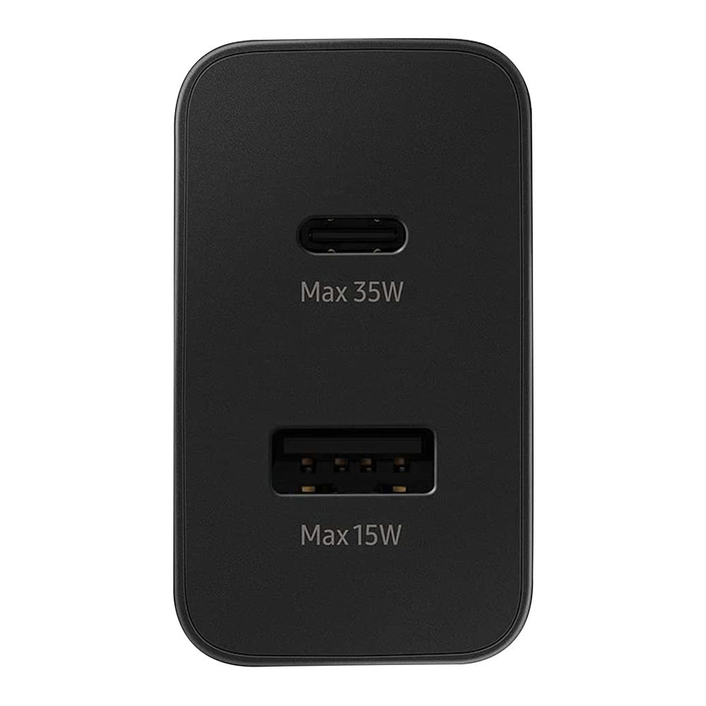 Cargador de Pared Samsung 2 Puertos USB-A y Tipo C Negro 35 W - mobomx