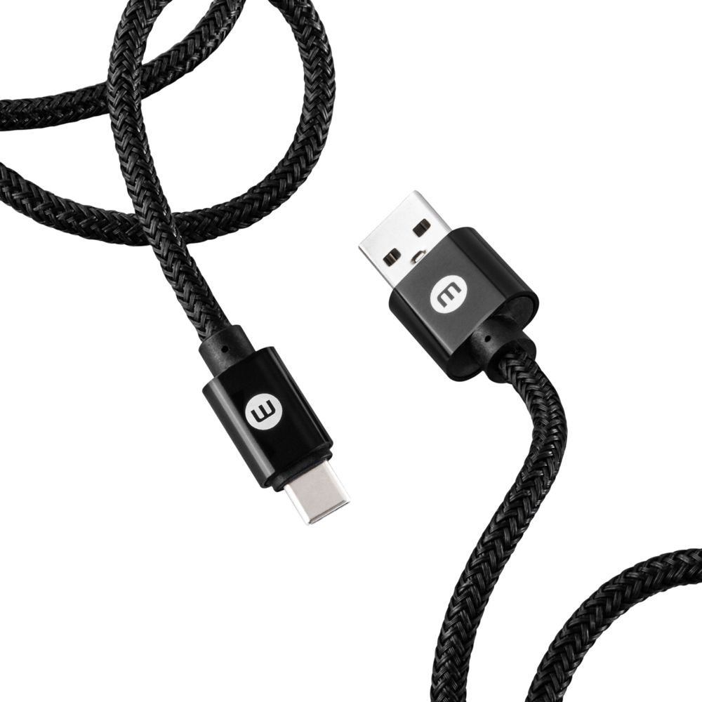 Cable Mobo Durable Tipo C Negro 3m - mobomx